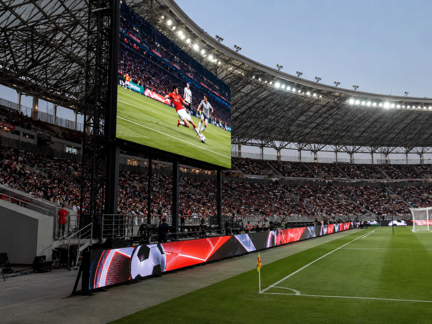 LED Screen Display for Stadiums: Visibility and Refresh